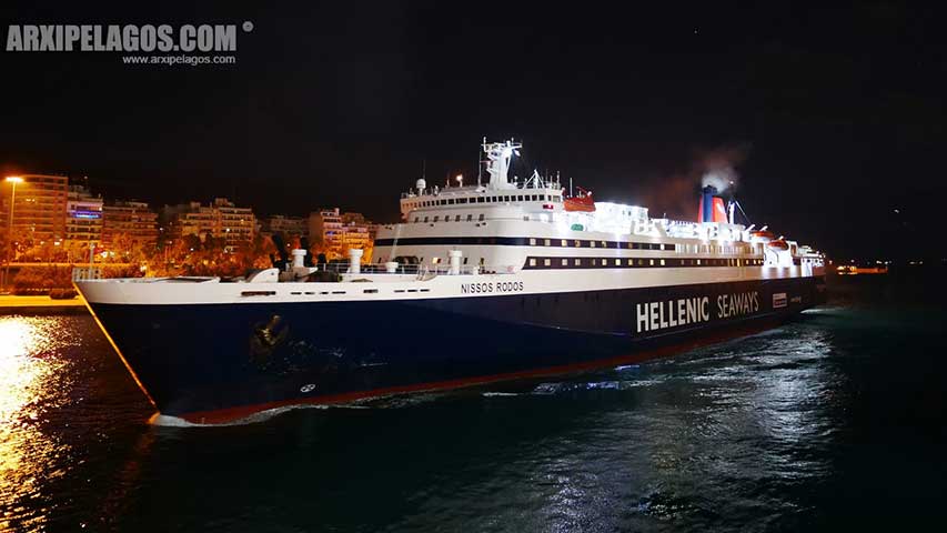 ΓΙΑ ΧΙΟ – ΜΥΤΙΛΗΝΗ ΕΚΤΑΚΤΩΣ ΤΟ «ΡΟΔΟΣ» - Αρχιπέλαγος, Η 1η ναυτιλιακή ...