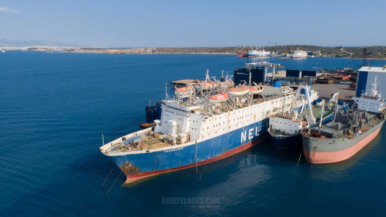 «ΤΑΞΙΑΡΧΗΣ»: Στα Ναυπηγεία Spanopoulos Group ! ( AERIAL PHOTO ...