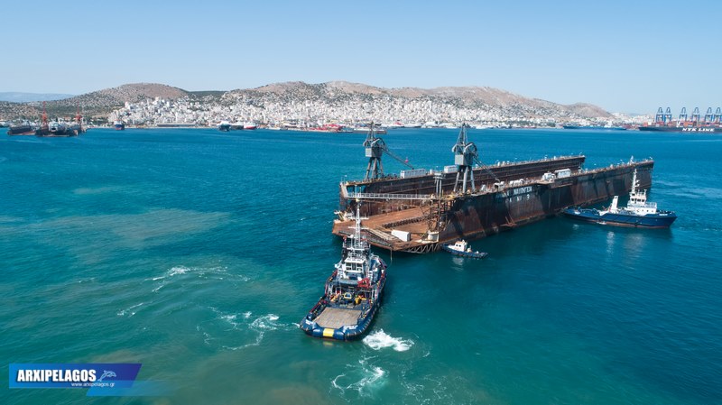 Στον Όμιλο Σπανόπουλου η μεγάλη πλωτή δεξαμενή Σκαραμαγκά - Drone Video ...