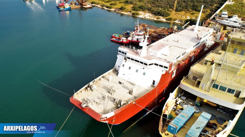 Στο ναυπηγείο του Μπεκρή το Cat I - Αρχιπέλαγος, Η 1η ναυτιλιακή πύλη ...