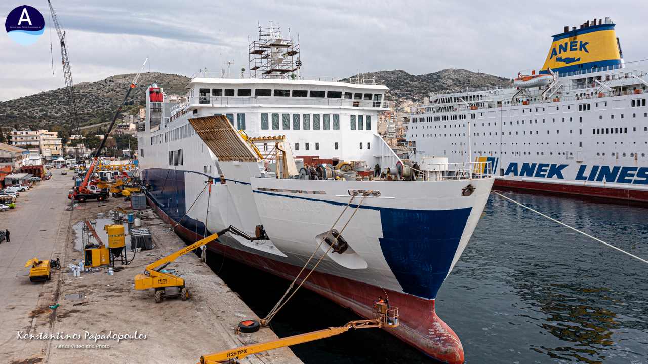 Εντατικές οι εργασίες για την ολοκλήρωση της “Βασίλισσας της Άνδρου ...