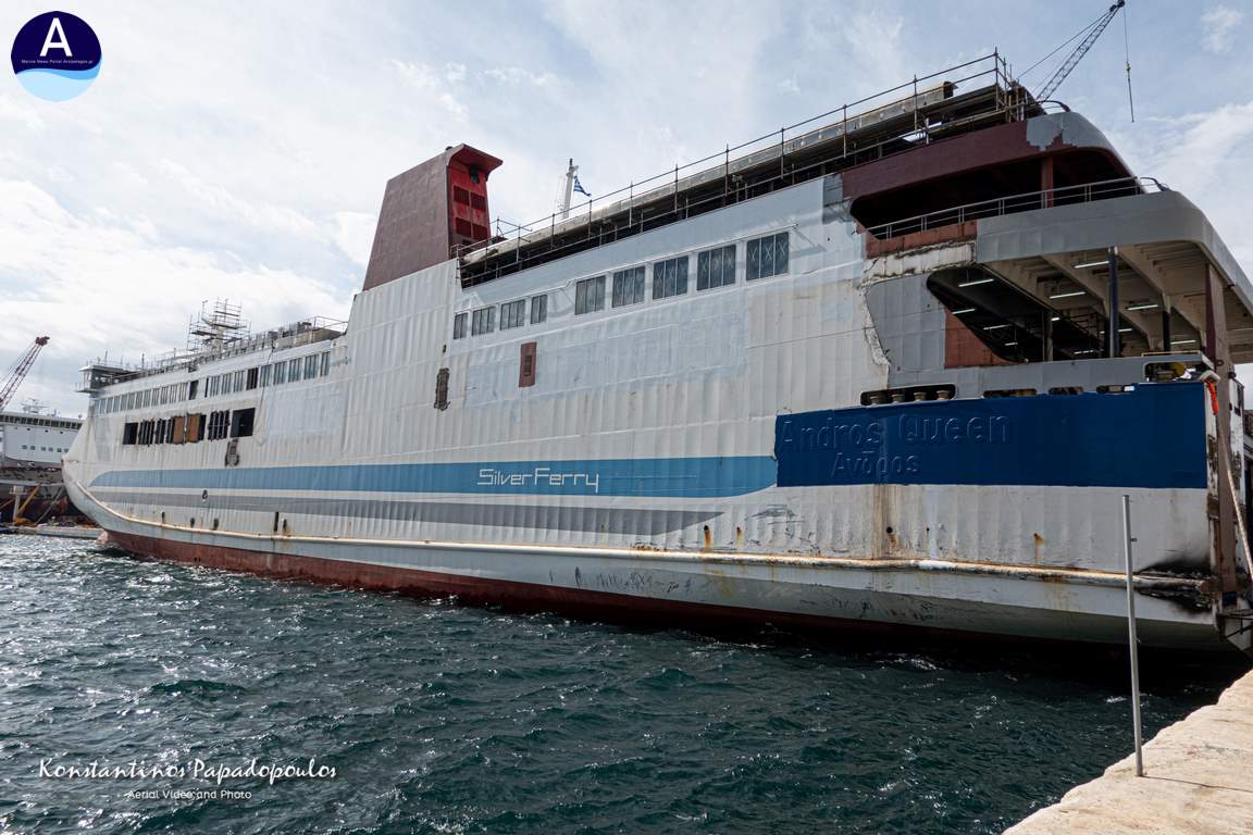Εντατικές οι εργασίες για την ολοκλήρωση της “Βασίλισσας της Άνδρου ...
