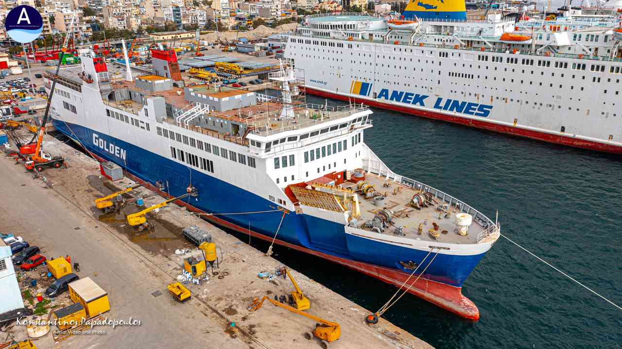 Εντατικές οι εργασίες για την ολοκλήρωση της “Βασίλισσας της Άνδρου ...
