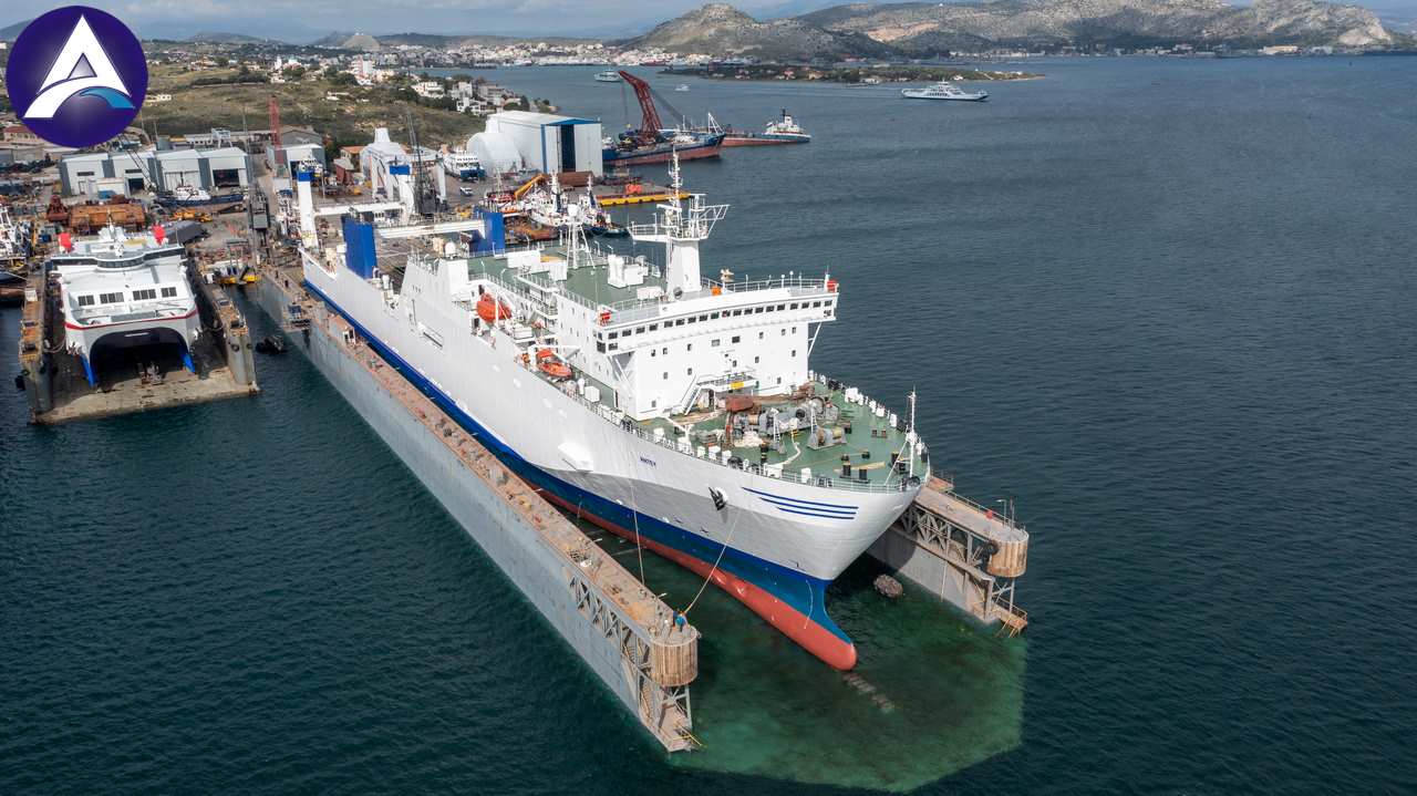 RoRo Antey: Στα Ναυπηγεία Σπανόπουλου για εργασίες συντήρησης και ...