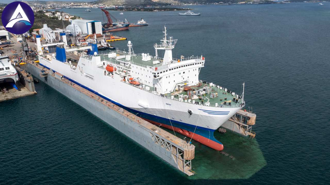 RoRo Antey: Στα Ναυπηγεία Σπανόπουλου για εργασίες συντήρησης και ...
